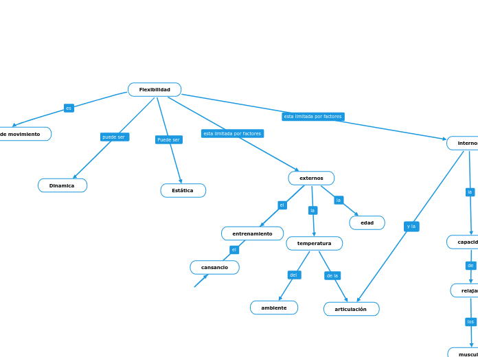 Flexibilidad - Concept map - Voorbeeld